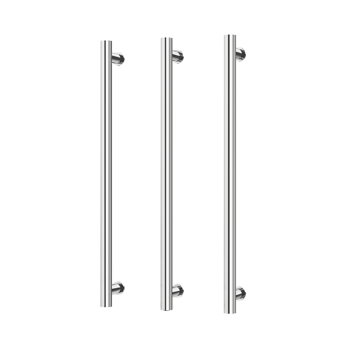 Phoenix Vertical Heated Triple Towel Rail 800mm – Tuck Plumbing Fixtures