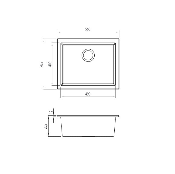 Oliveri Santorini White Large Bowl Undermount Sink – Tuck Plumbing Fixtures