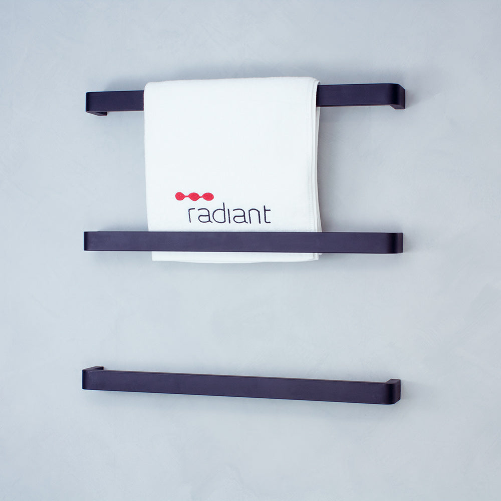 Radiant Single Square Bar With Rounded Ends 650mm Matt Black – Tuck ...