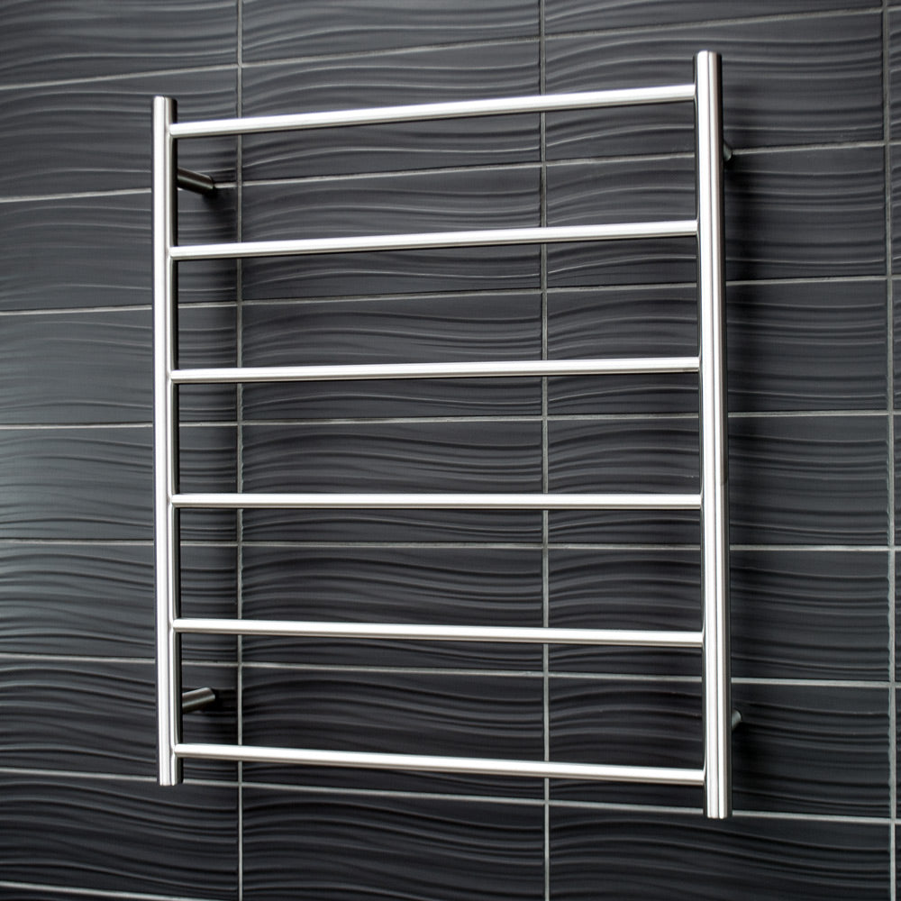 Radiant Non-Heated Round Ladder 700 x 830mm Brushed Satin – Tuck ...