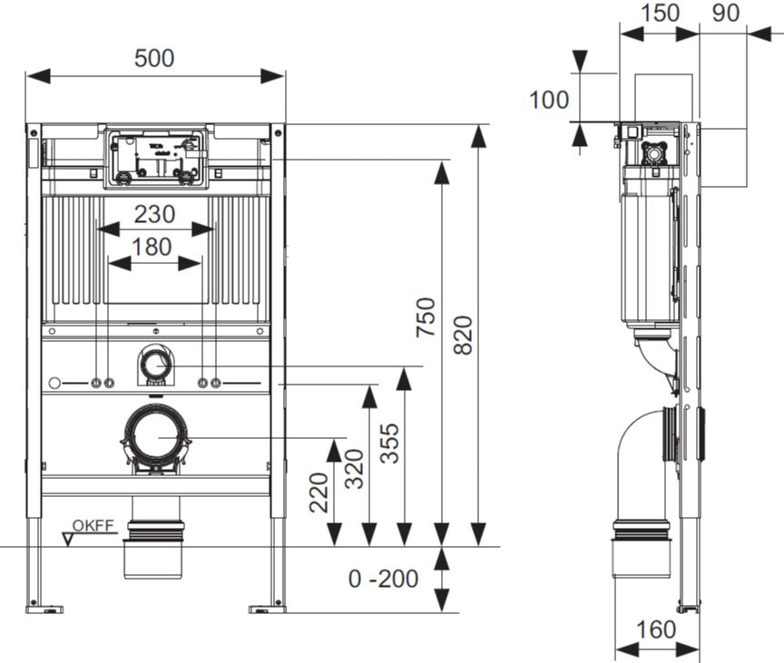 Tece Low Level Wall Hung Cistern – Tuck Plumbing Fixtures