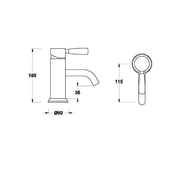 Brodware Manhattan Basin Mixer – Tuck Plumbing Fixtures
