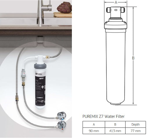 Puretec PureMix Z7 Inline Water Filter System – Tuck Plumbing Fixtures
