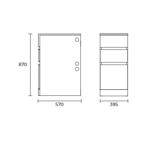 Nugleam 35L Laundry Cabinet – Tuck Plumbing Fixtures